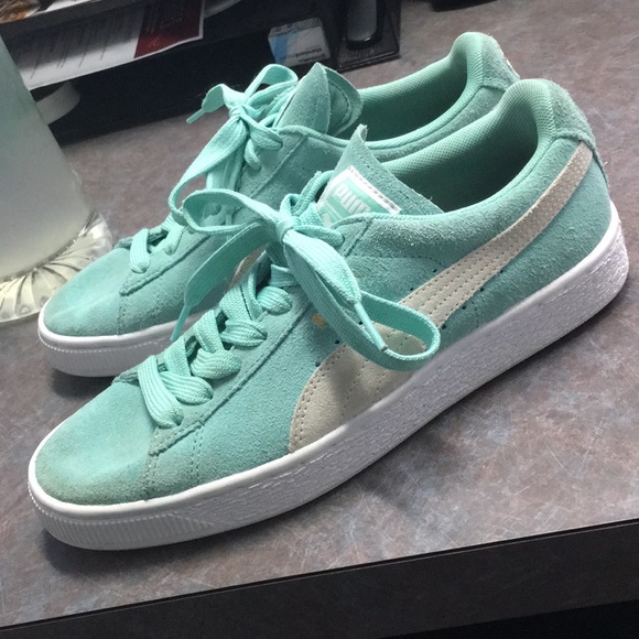 Puma | Shoes | Puma Mint Suede | Poshmark